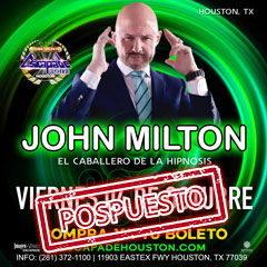 John Milton en Houston | John Milton Tickets | Boletos para John Milton ...