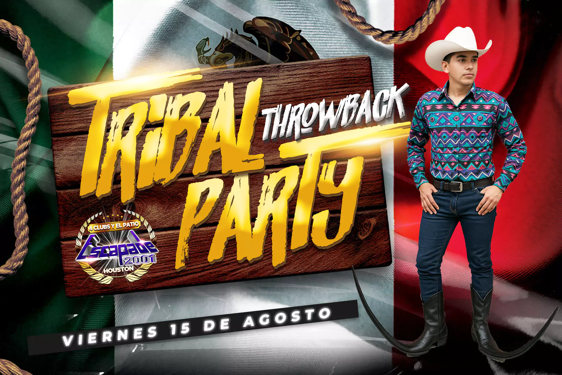 Throwback Party Tribal – Multiverso en Escapade 2001 - Escapade Houston